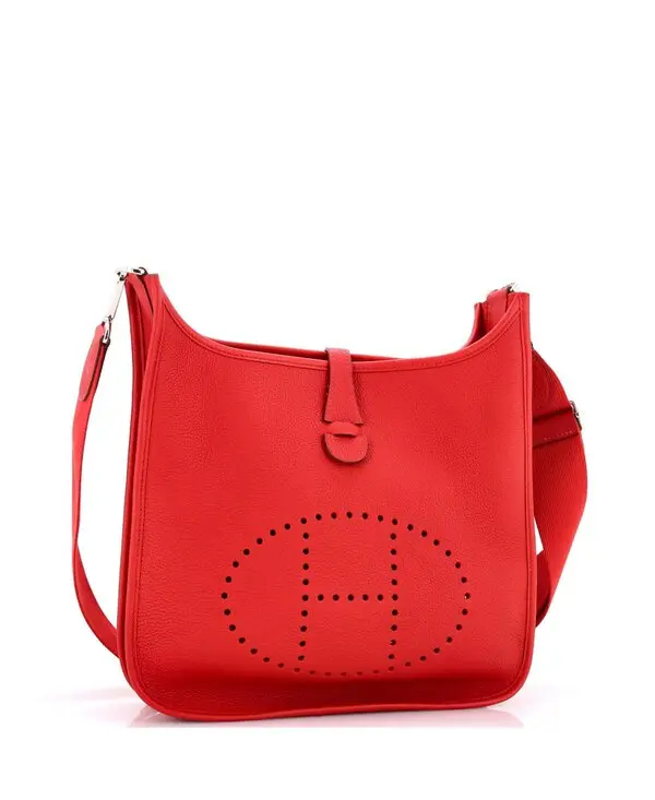 Hermès Pm Evelyne Bag Gen Iii Maurice - Red