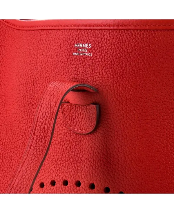 Hermès Pm Evelyne Bag Gen Iii Maurice - Red