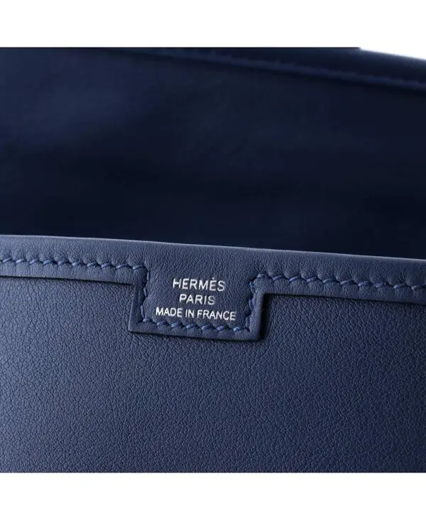 Hermès 29 Jige Elan Clutch Swift - Blue