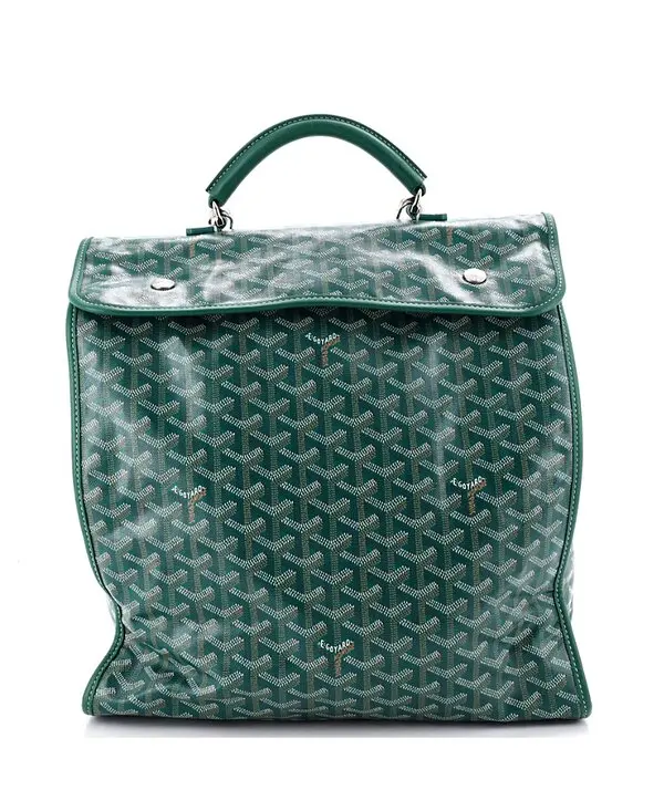 Goyard Saint Leger Briefcase Backpack Coated Canvas - Green
