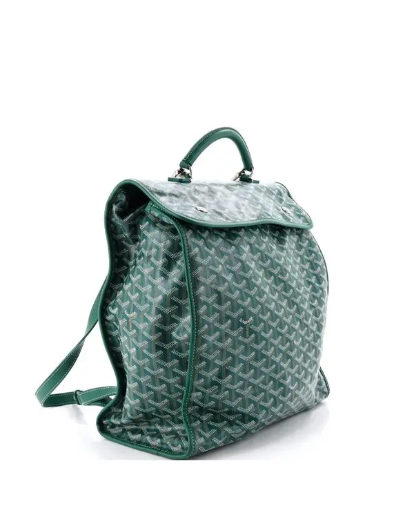 Goyard Saint Leger Briefcase Backpack Coated Canvas
