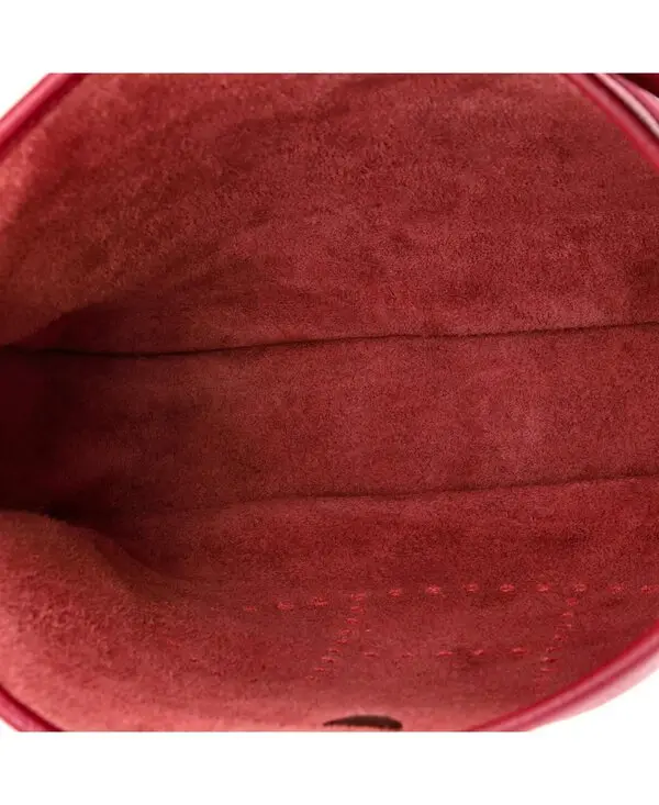 Hermès Pm Evelyne Bag Gen Iii Clemence - Burgundy