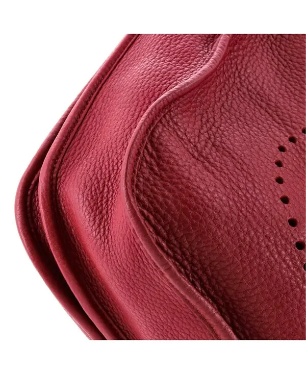 Hermès Pm Evelyne Bag Gen Iii Clemence - Burgundy