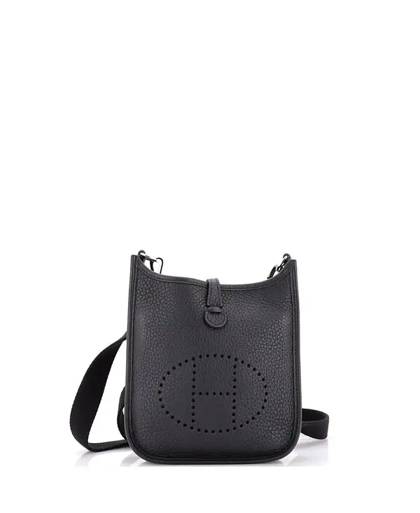 Hermès Tpm Evelyne Bag Gen Iii Clemence - Black