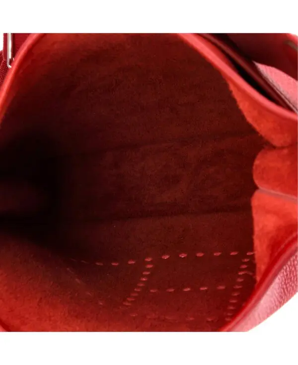 Hermès Pm Evelyne Bag Gen Iii Clemence - Red