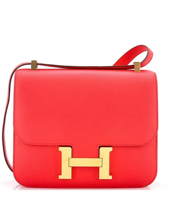 Hermès 23 Constance Bag Epsom - Red