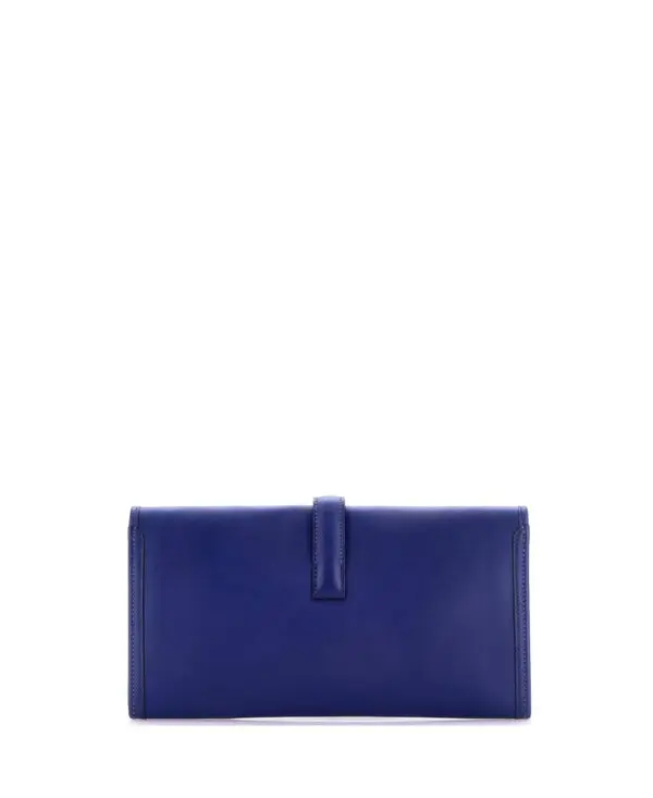 Hermès 29 Jige Elan Clutch Swift - Blue