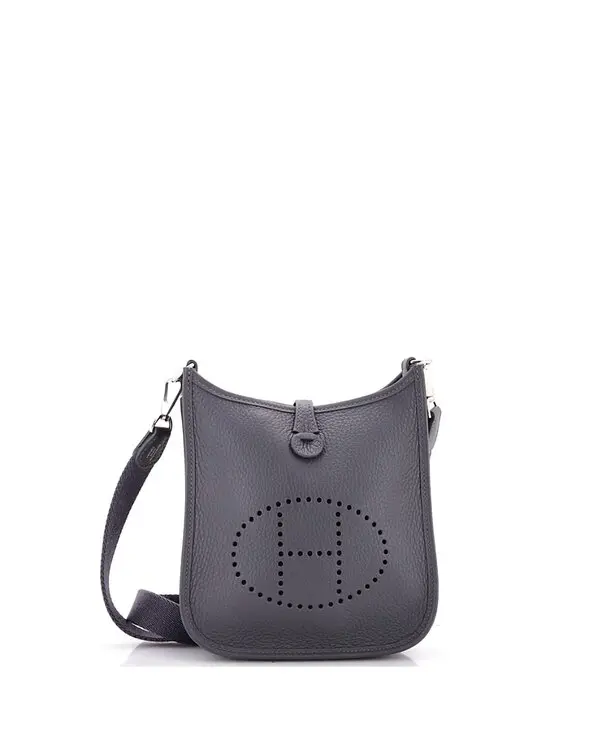 Hermès Tpm Evelyne Bag Gen Iii Clemence - Gray