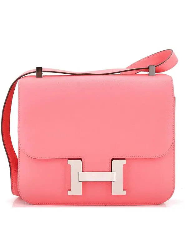 Hermès 24 Constance Bag Evercolor - Pink