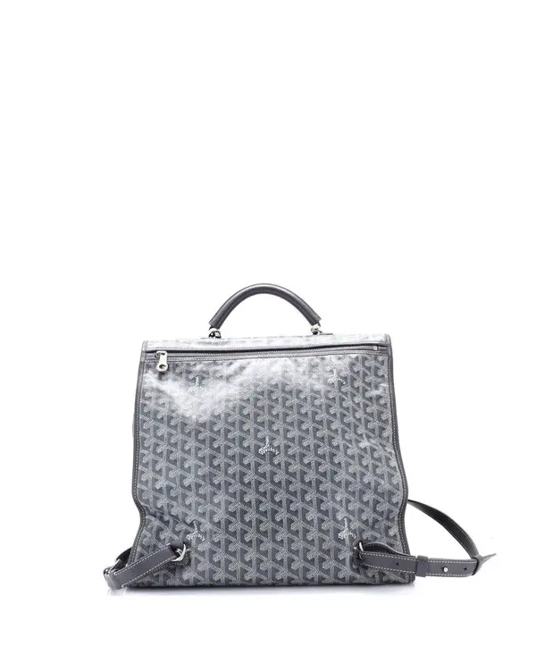Goyard Saint Leger Briefcase Backpack Coated Canvas