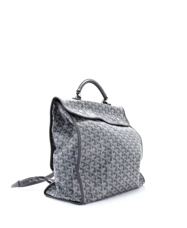 Goyard Saint Leger Briefcase Backpack Coated Canvas