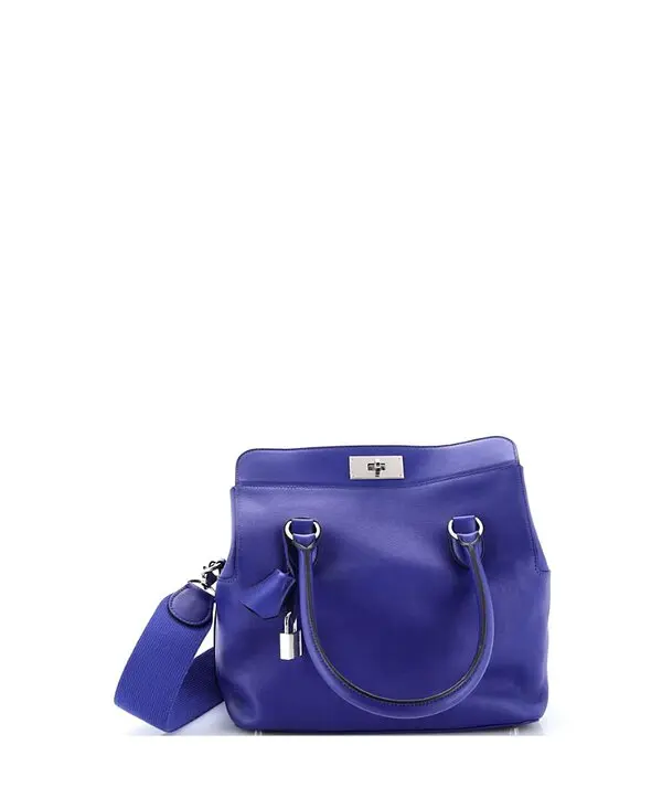Hermès 26 Toolbox Bag Swift - Blue