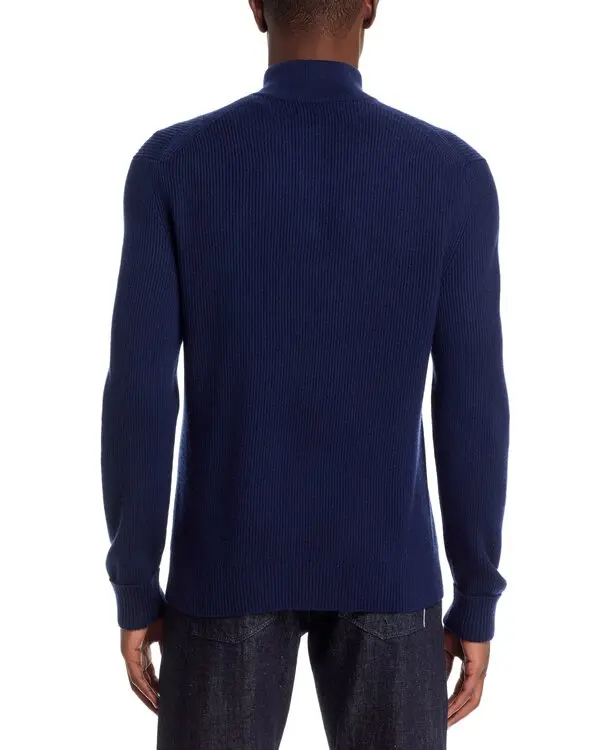 Bloomingdale'S Heavyweight Wool Blend Sweater Exclusive - Navy