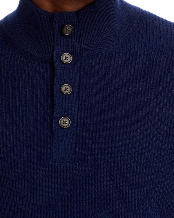 Bloomingdale'S Heavyweight Wool Blend Sweater Exclusive - Navy