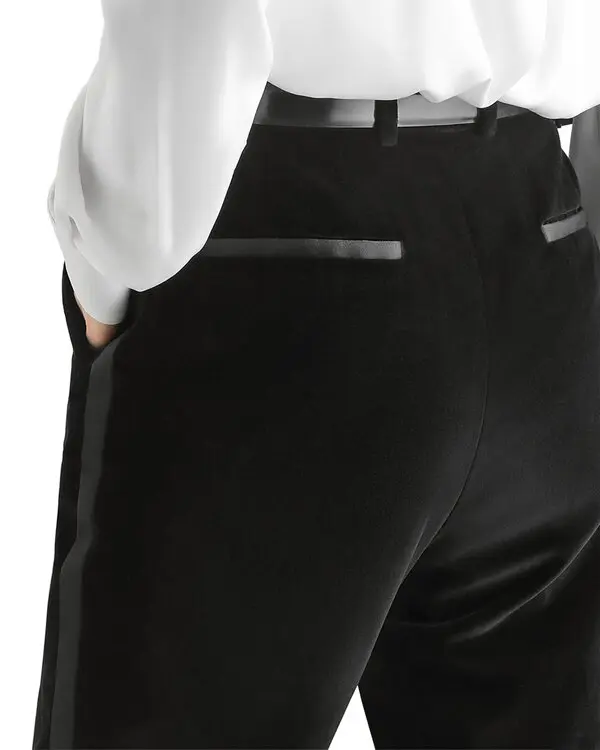 Dolce & Gabbana Velvet Tailored Tuxedo Pants