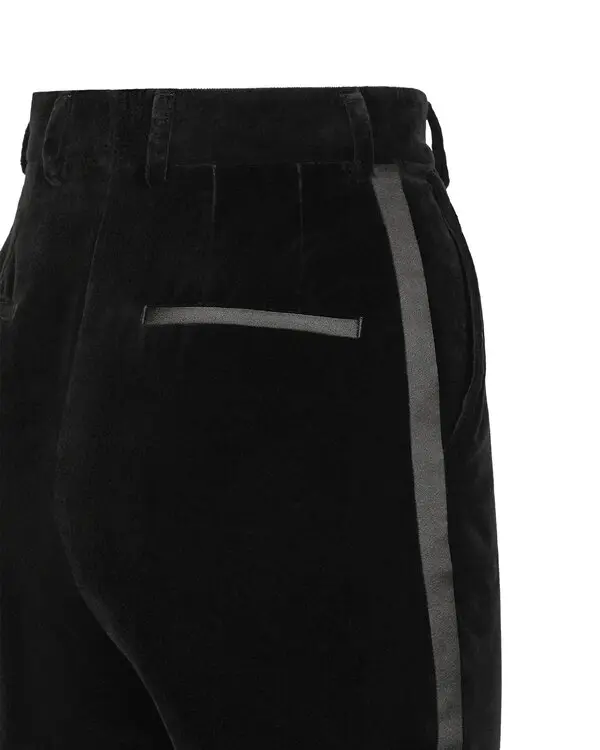 Dolce & Gabbana Velvet Tailored Tuxedo Pants