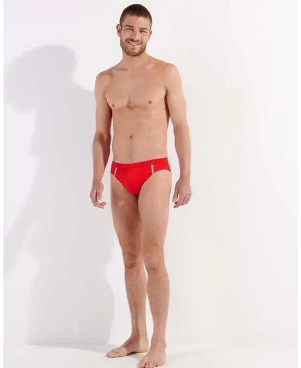 HOM Nautical Cup Swim Mini Briefs - Red