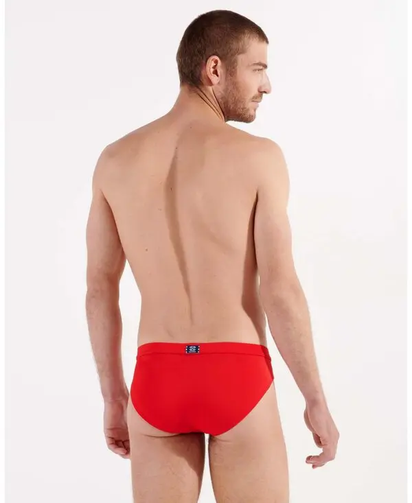 HOM Nautical Cup Swim Mini Briefs - Red