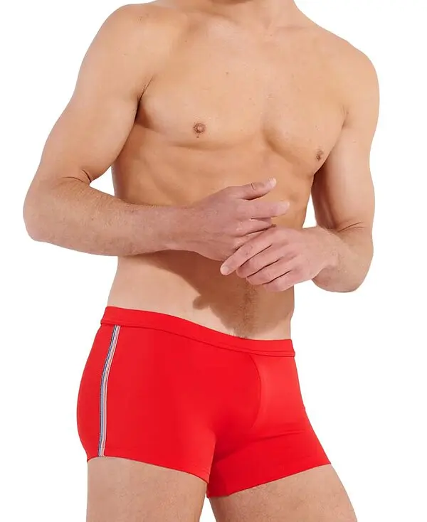 HOM Nautical Cup Swim Shorts - Red