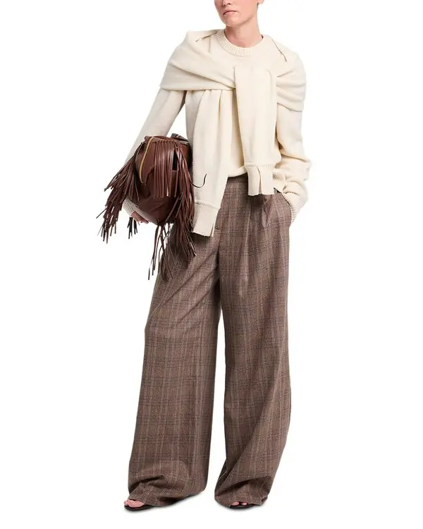 TWP Avery Wool-blend Wide Leg Pants