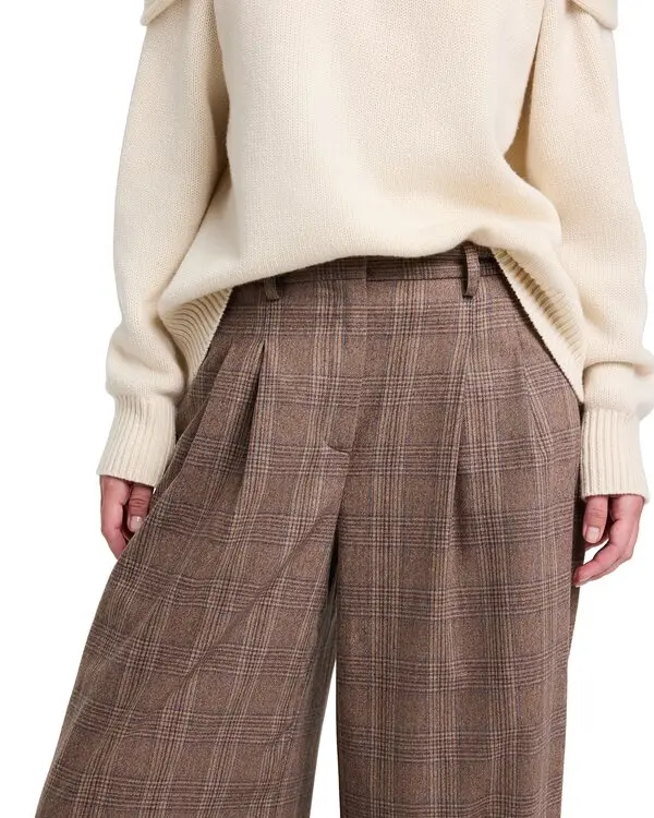 TWP Avery Wool-blend Wide Leg Pants