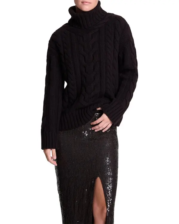 TWP Traveling Turtleneck Cashmere Sweater - Dark Brown