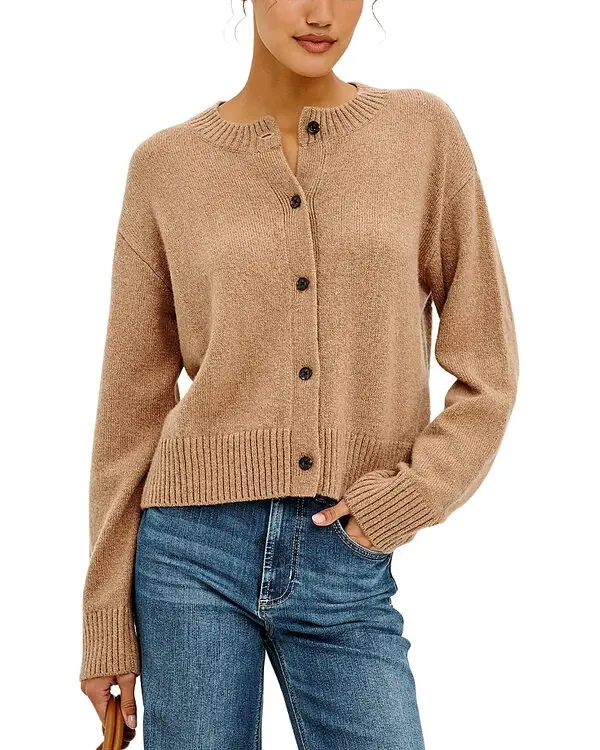 Rails Carre Cotton, Wool & Cashmere Cardigan Sweater