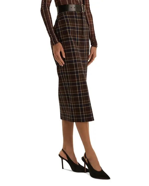 FAVORITE DAUGHTER The Meyer Plaid Pencil Skirt