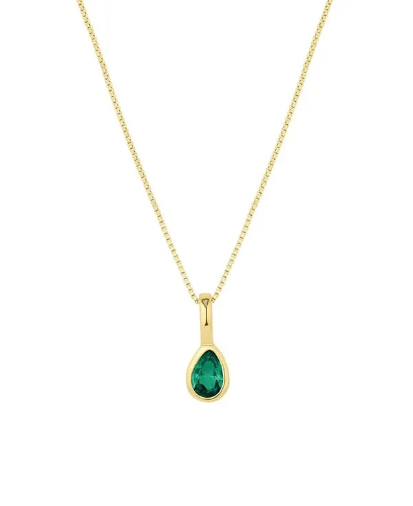 SET & STONES Teardrop Birthstone Necklace - May