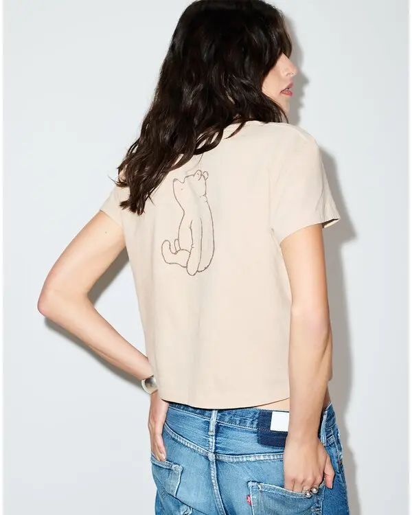 RE/DONE Cotton Cropped Oh Bother Tee