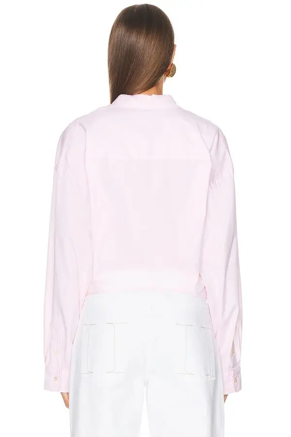 R13 Split Hem Boyfriend Shirt
