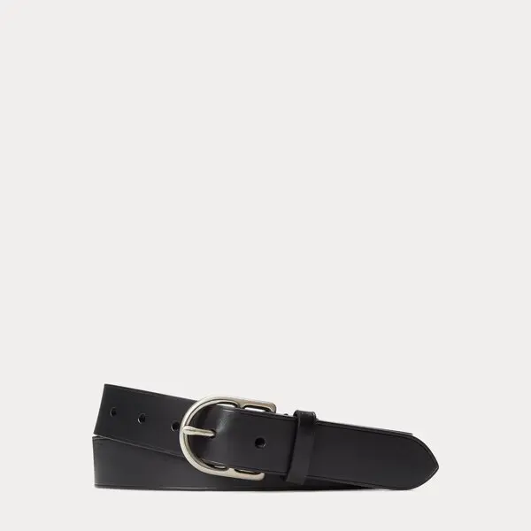 Ralph Lauren Leather Dress Belt - Black
