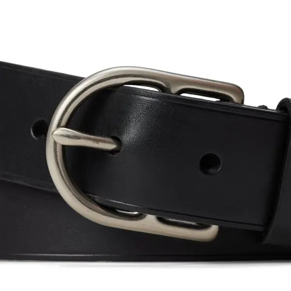 Ralph Lauren Leather Dress Belt - Black