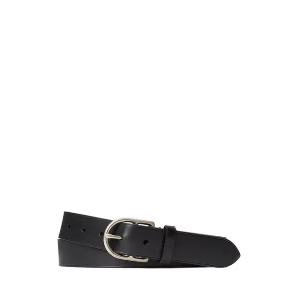 Ralph Lauren Leather Dress Belt - Black