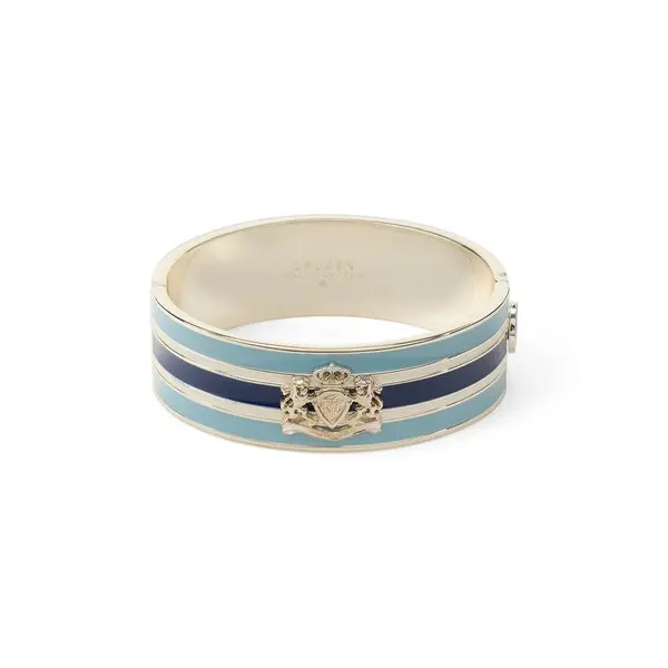 Ralph Lauren Silver-plated & Enamel Crest Bangle