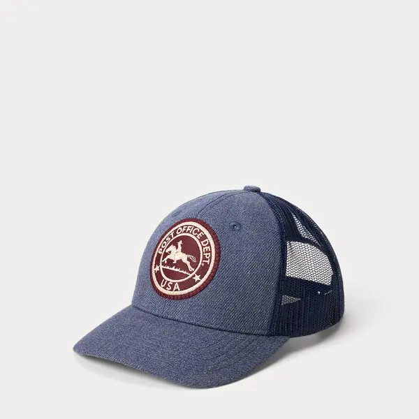 Ralph Lauren Polo Usps Carrier Mesh Cap - Mail Blue