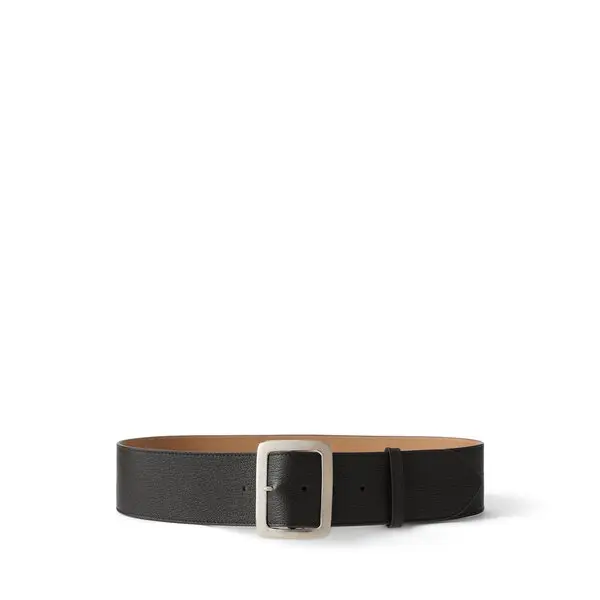 Ralph Lauren Square-buckle Goatskin Wide Belt