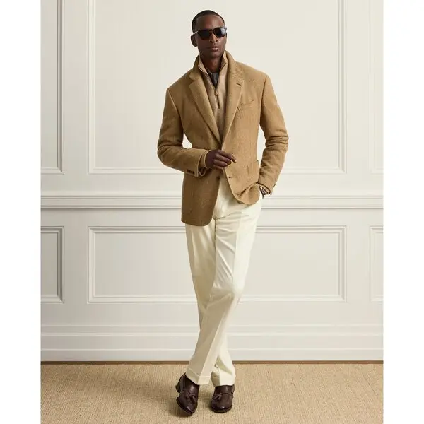 Ralph Lauren Birdseye-knit Cashmere Sweater