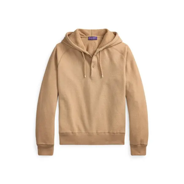Ralph Lauren Relaxed Fit Wool-cashmere Terry Hoodie