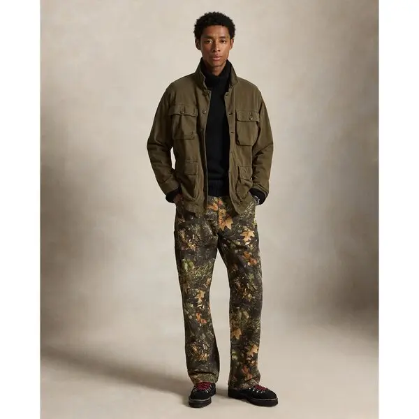 Ralph Lauren Sueded Moleskin Utility Overshirt