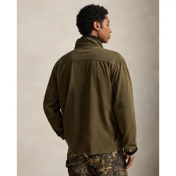 Ralph Lauren Sueded Moleskin Utility Overshirt