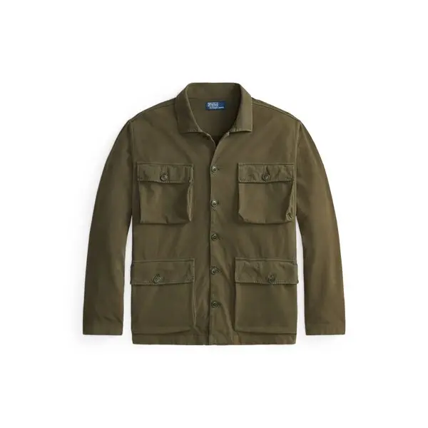 Ralph Lauren Sueded Moleskin Utility Overshirt