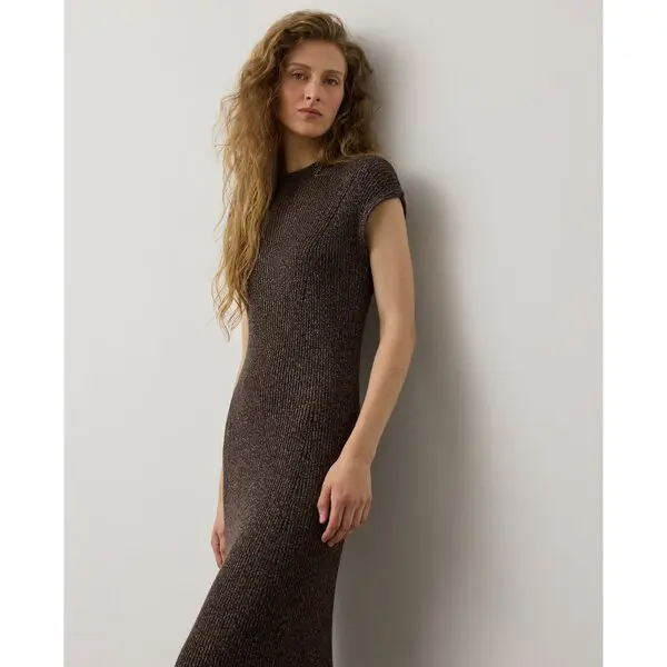 Ralph Lauren Windi Silk-blend Mouliné Day Dress