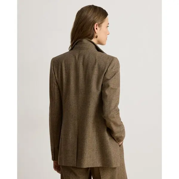 Ralph Lauren Glen Plaid Wool Twill Blazer