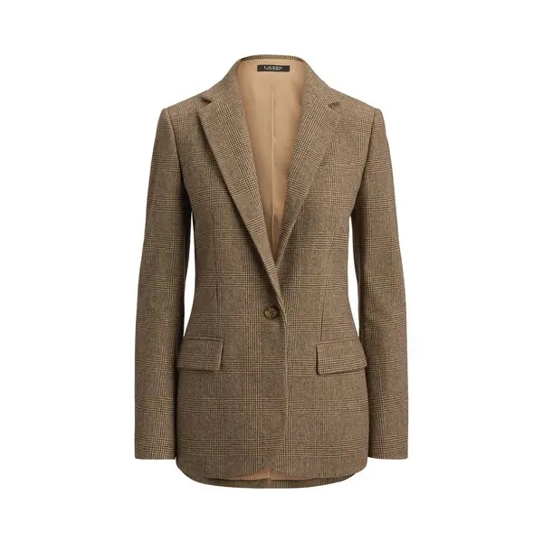 Ralph Lauren Glen Plaid Wool Twill Blazer