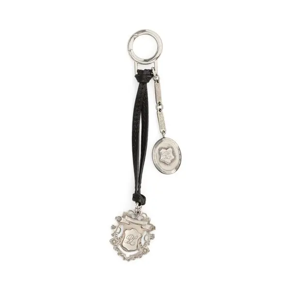 Ralph Lauren Goatskin Crest & Oval Bag Charm
