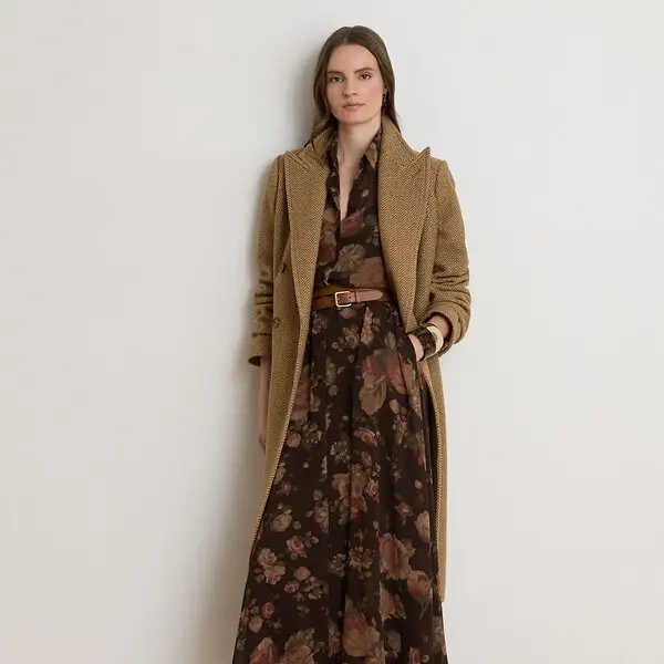 Ralph Lauren Floral Chiffon Shirtdress