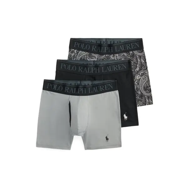 Ralph Lauren 4d-flex Microfiber Boxer Brief 3-pack
