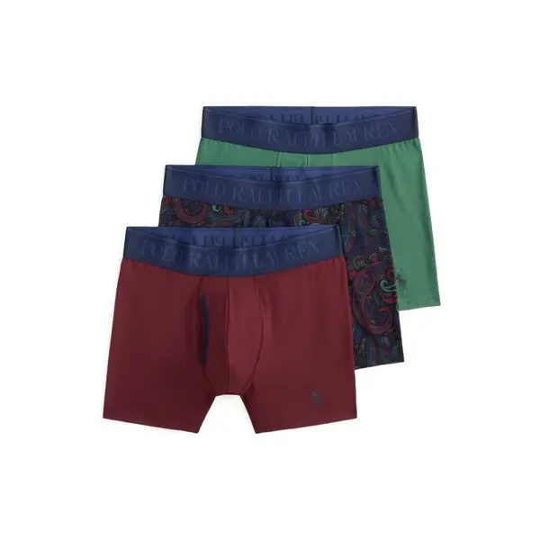 Ralph Lauren 4d-flex Microfiber Boxer Brief 3-pack - Multi
