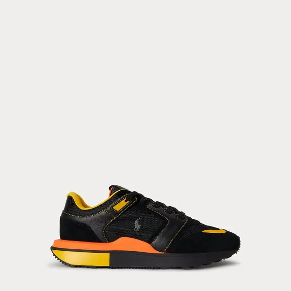 Ralph Lauren Train 89 V2 Suede & Mesh Sneaker